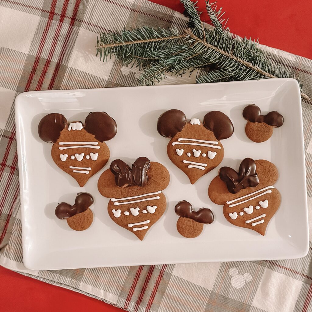 Chocolate Dipped Gingerbread Cookies - Drop of Disney