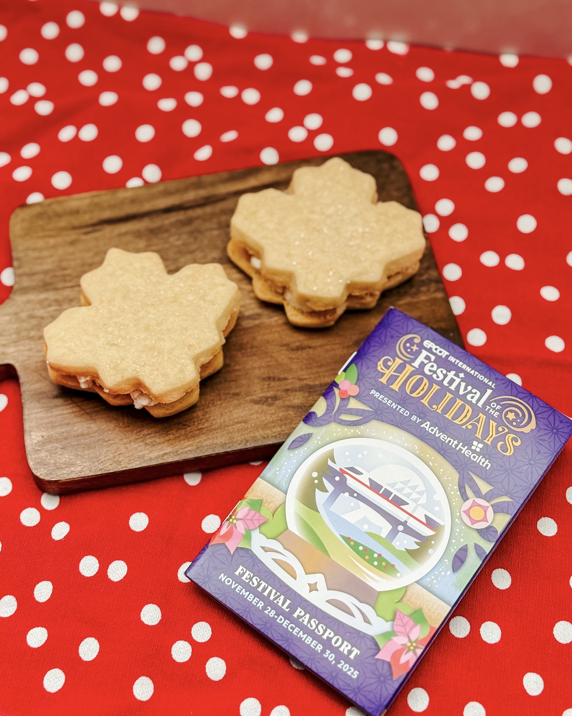 Disney Parks Maple Leaf Shortbread Cookies - Drop of Disney